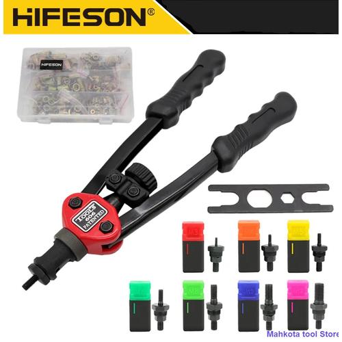 Promo Tang Rivet / Ripet / Riverter Gun + 60Pcs Nut Rivet HIFESON ...