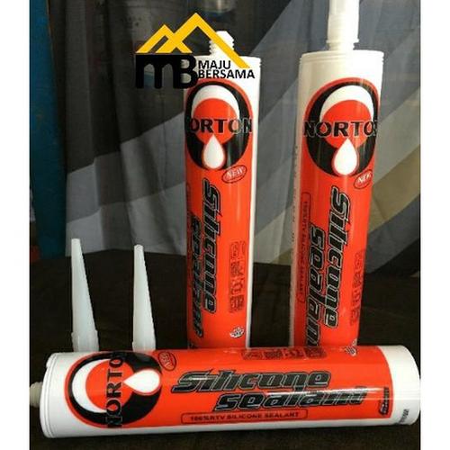 Jual Lem Sealant Tabung merk NORTON (BLACK, WHITE, CLEAR) - Black ...