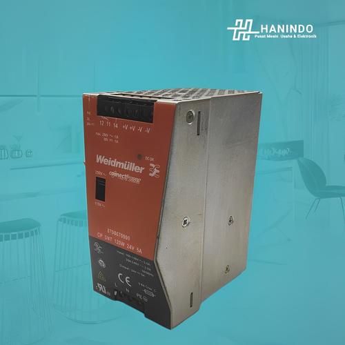 Jual Power Supply Weidmuller 8708670000 CP SNT 120W 24VDC 5A Second ...