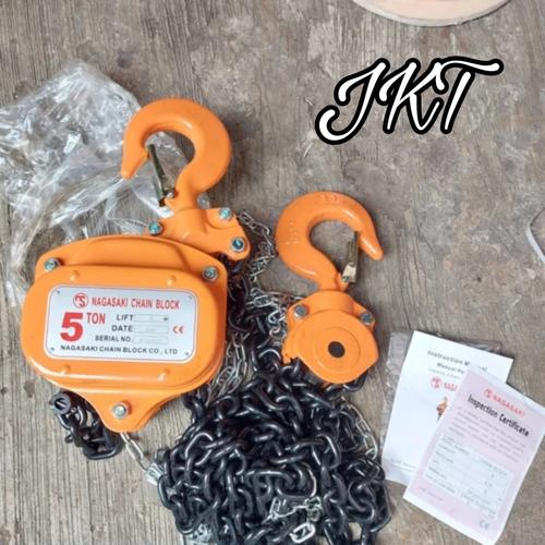 Jual chain block NAGASAKI 5 ton x 3 meter takel alat angkut barang in ...