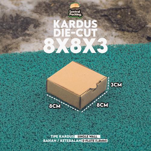Jual Kardus Die-Cut Polos / 8x8x3 / Kardus Packaging / Kardus Souvenir ...