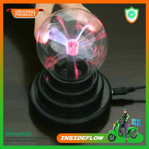 Jual Lampu Hias Pajangan Dekorasi Meja Bola Kristal Plasma Light Sphere ...