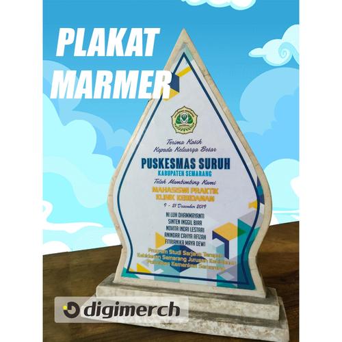 Jual Plakat Marmer Custom Wisuda, KKN, Seminar, KKL, Kerja Praktek ...