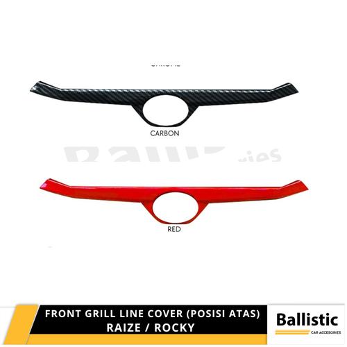 Jual FRONT GRILL LINE COVER RAIZE/ROCKY (POSISI ATAS) - Merah - Kota ...