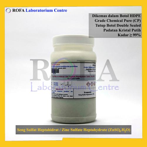 Jual Seng Sulfat Heptahidrat / Zinc Sulfate / ZnSO4 CP 500 Gram - Kota ...
