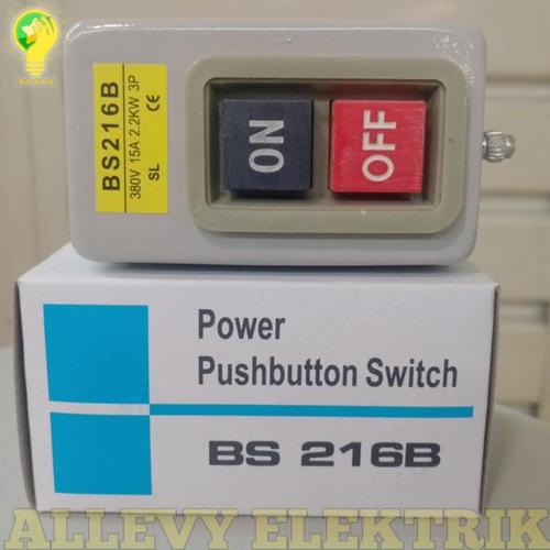 Jual Power Push Button Switch ON OFF BS216B - Jakarta Selatan - PANDAWA ...