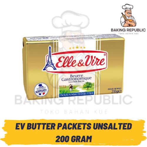 Jual BUTTER / EV ELLE BUTTER UNSALTED 200 GRAM - Kota Surabaya ...