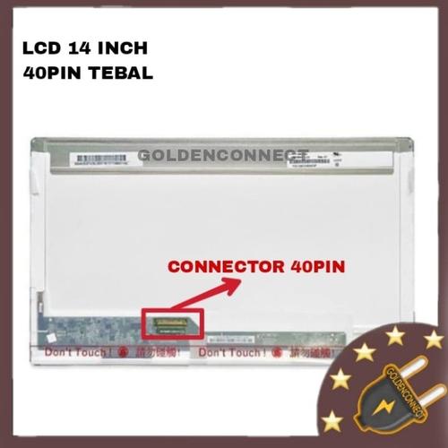 Jual LCD LED Layar Laptop 14 Inch Inci Tebal 40 Pin Screen - Jakarta ...