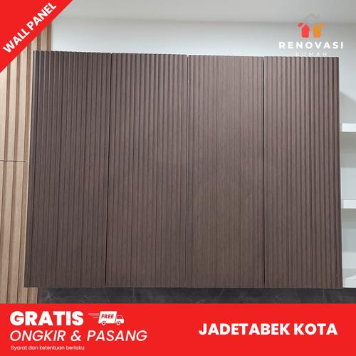 Jual Wall Panel BALIAN - Triangle Five Bar Sturdy Brown- H10/ Dinding ...