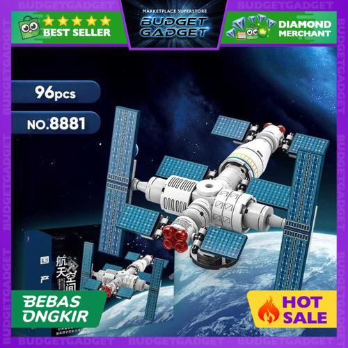 Jual Mainan Brick Building Block Space Station 96 Blocks LELE BROTHER ...