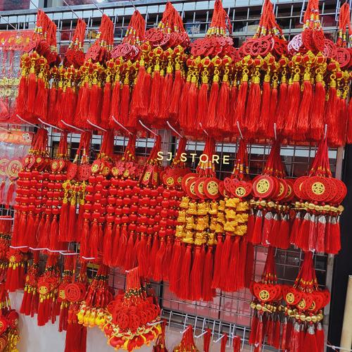 Jual Dekorasi Aksesoris Hiasan imlek Tassel 20 cm Hampers SJ Store 003 ...