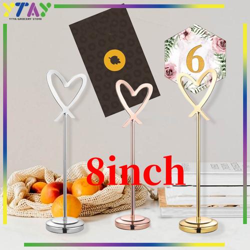Jual 20cm Tiang Nomor Meja Stainless Menu/Tiang Nomor Meja/Steel Stand ...