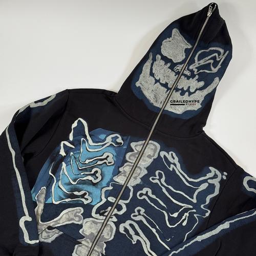 Jual CACTUS JACK TRAVIS SCOTT FRAGMENT SKELETON GRAFFITI FULL ZIP ...