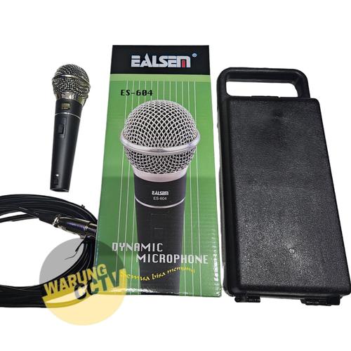 Jual MIC KOPER EALSEM ES-604 PLUS KABEL 5 METER dynamic microphone ...