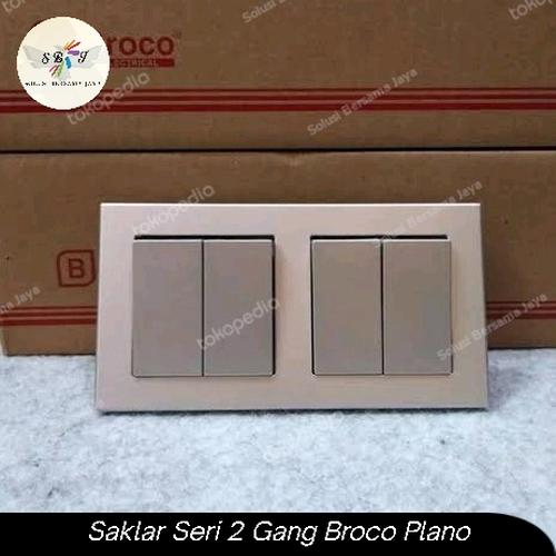 Jual Saklar Seri 2 Gang Broco Plano - Putih - Jakarta Pusat - Solusi ...