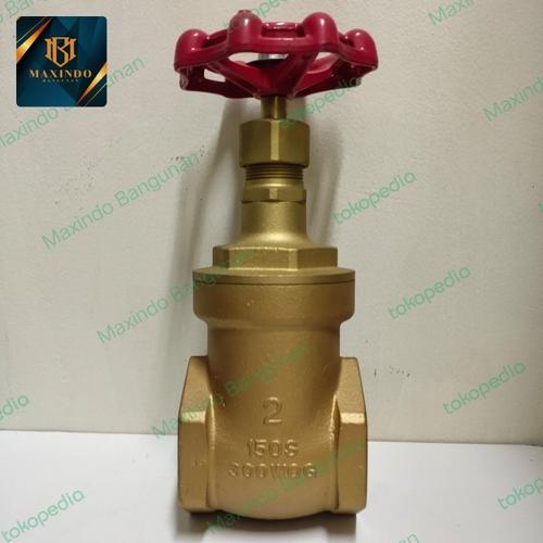 Jual Gate Valve KITZ 3" Inch Kuningan Drat Class 150 Original 300Wog - Jakarta Barat - Maxindo ...