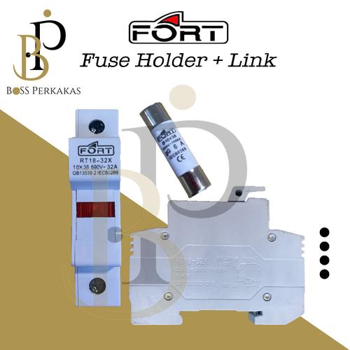 Jual Din Rail Mounting Fuse Holder Fort + Fuse Link 6A - Kab. Tangerang ...