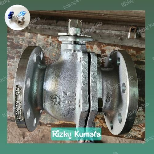 Jual Ball Valve Stainless Steel 304 Flange Jis 10K 3" Inch DN80 - Kota ...