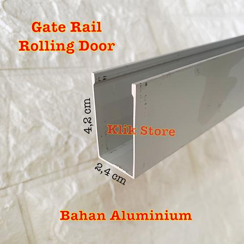 Jual Gate Rail Aluminium / Rel Samping / Pinggir Pintu Rolling Door - 4 ...