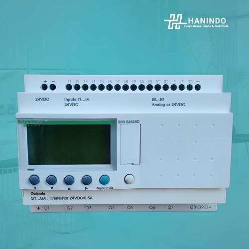 Jual PLC Smart Relay Zelio SR3B262BD SR3 B262BD 24VDC Schneider Second ...