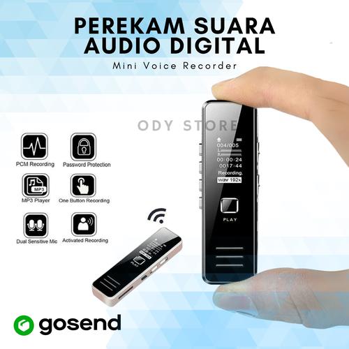 Promo ALAT REKAM SUARA AUDIO PORTABLE DIGITAL MINI VOICE RECORDER ORI ...