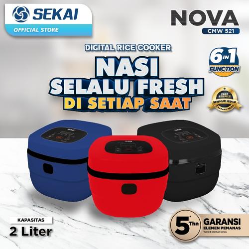 Jual SEKAI Rice Cooker Digital CMW 521 Kapasitas 2 Liter - Hitam ...