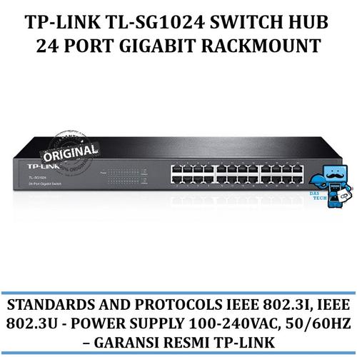 Promo Tp-Link Tl-Sg1024 Switch Hub 24 Port Gigabit Rackmount - Garansi ...