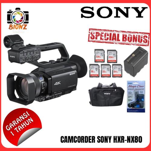 Jual CAMCORDER SONY HXR-NX80 / CAMCORDER SONY NX80 - FULLSETBOX ...