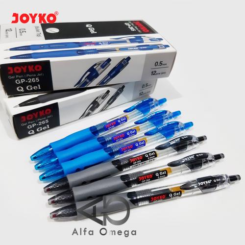 Jual Gel Pen Pulpen Q Gel Pena Joyko GP-265 0.5mm - Hitam - Jakarta Barat - Alfa Omega ATK ...