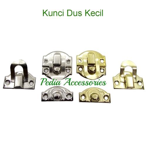 Jual KUNCI DUS KECIL / KUNCI KOTAK PLAKAT/ PENGAIT BOX 2x2cm Pak Isi ...