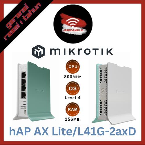 Jual MikroTik hAP ax lite L41G-2axD Wifi 6 Router - Jakarta Pusat ...