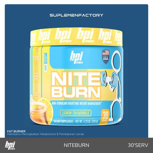 Jual BPI Sports Nite Burn 30 Servings 120 Gram Non Stimulant Fat Burner ...