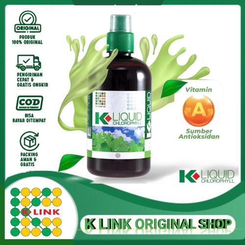 Jual Klink Chlorophyll Liquid Klorofil Link Clorofil Asli 500ml ...