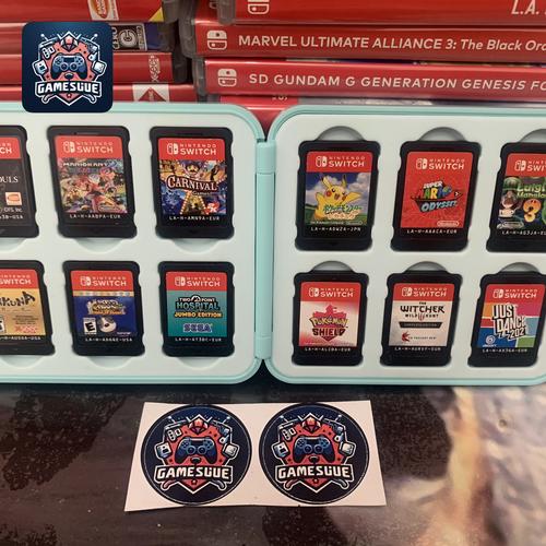 Jual Cart holder nintendo switch 12 in 1 bekas 99 persen mulus ( no ...