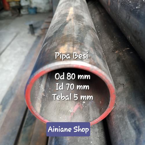 Jual Pipa Besi Od 80 mm Id 70 mm Tebal 5 mm Panjang 25 cm - 25 cm ...