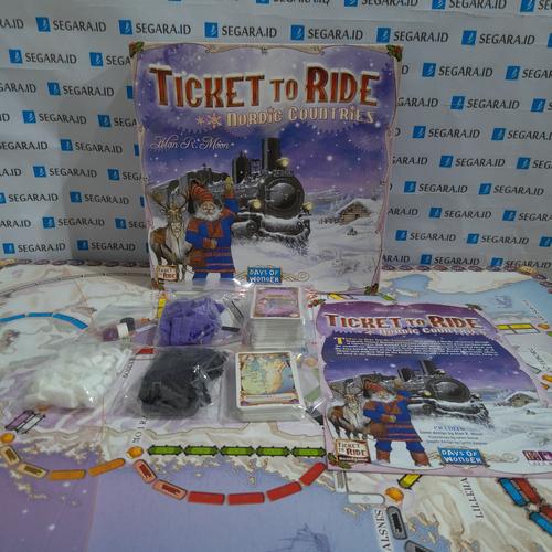Jual Board Game - Ticket to Ride Nordic Countries by Days of Wonder ...