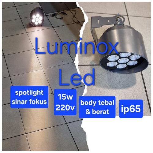 Jual spotlight dinding menara gedung 15watt 15w / sorot tiang tugu 15w ...
