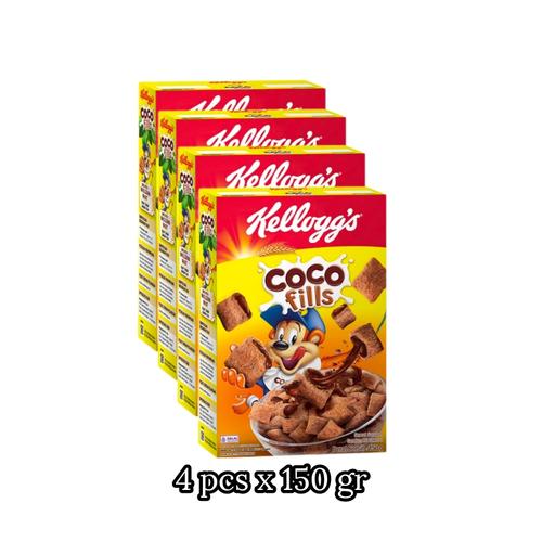 Jual Kellogg's Coco Fills Sereal Gandum isi coklat Box 150 g x 4 pcs ...