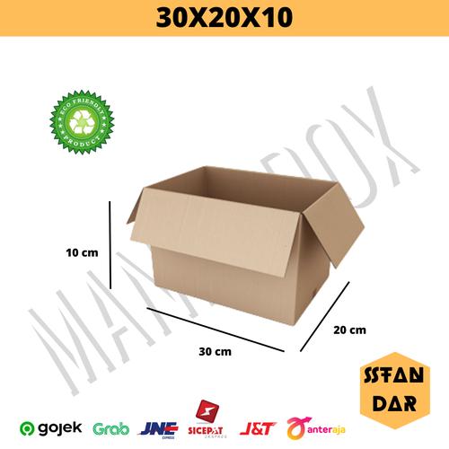 Jual Kardus box packaging model indomie uk. 30x20x10 cm packing polos ...