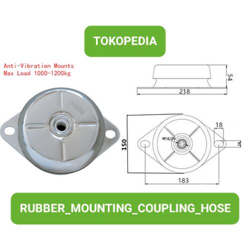 Jual RUBBER ENGINE MOUNTING 1000KG-1200KG KARET MOUNTING GENSET ...