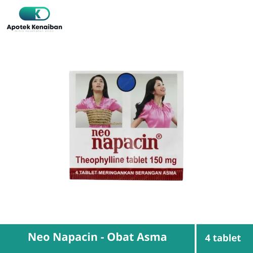 Jual NEO NAPACIN STRIP 4 TABLET MERINGANKAN SESAK NAPAS / OBAT ASMA ...