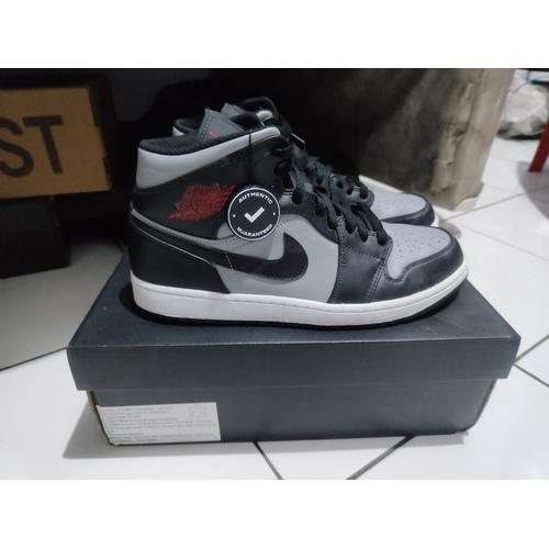 Jual SEPATU AIR JORDAN MID SHADOW BLACK RED AUTHENTIC KA PAIR RECEIPT ...