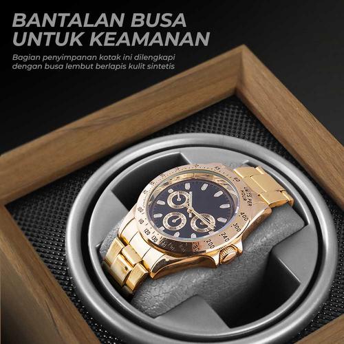 Jual Kotam Display Jam Kayu Alat Putar Jam Automatic Watch Box ...