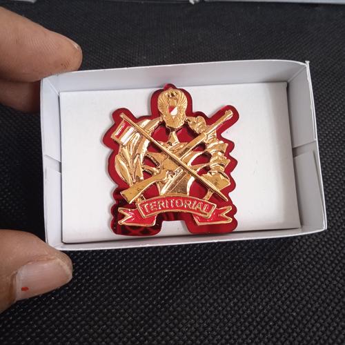 Jual brevet wing teritorial dasar akrilik mika - Kota Bandung ...