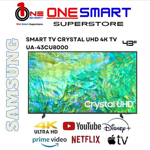 Jual Samsung UA43CU8000 Smat TV Crystal UHD 4K LED TV 43CU8000 43 INCH ...