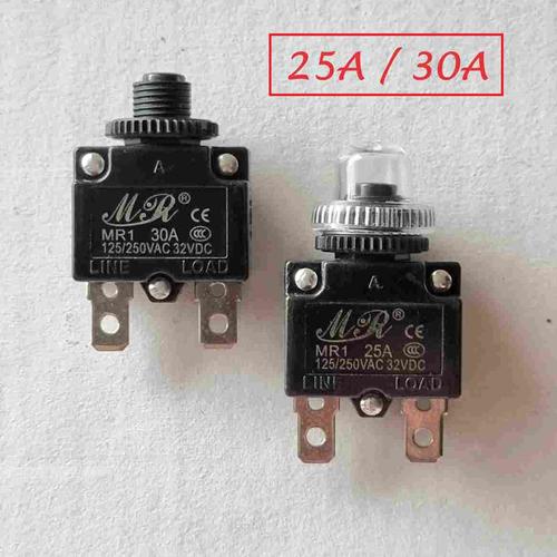 Jual Circuit Overload Protector Push Button / Ressetable Fuse - UNIT ...