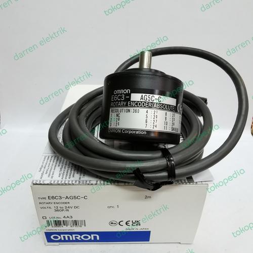 Jual absolute rotary encoder omron E6C3-AG5C-C, 360pr - Jakarta Barat ...