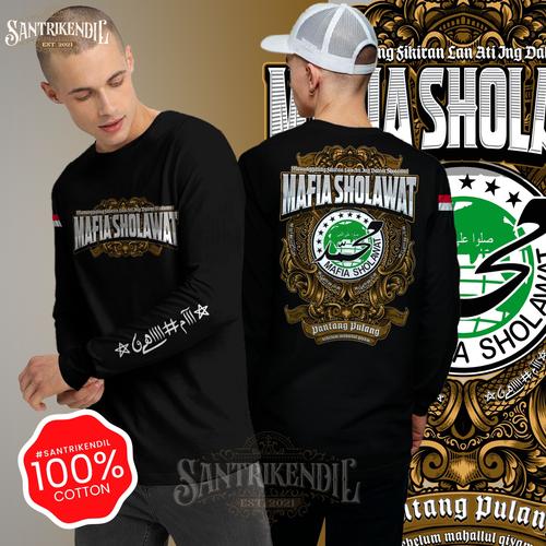 Jual KAOS MAFIA SHOLAWAT VOL 2 ( SABLON GOLD ) KUALITAS DISTRO 100 % ...