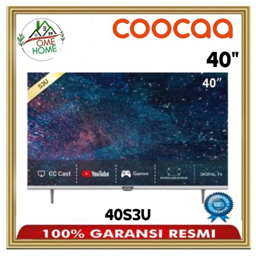 Jual COOCAA 40S3U LED TV 40 inch SMART TV DIGITAL Bezel Less Dolby ...