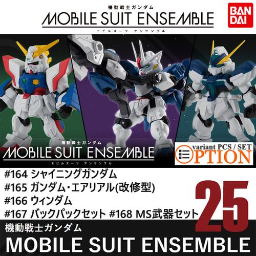 Promo MOBILE SUIT ENSEMBLE 25 Gundam Aerial Shinning Windam MS Weapon ...